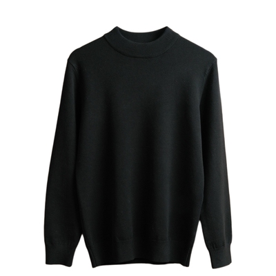 Tobefly自发热半高领纯色毛衣