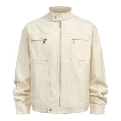 YORAINBOW 秋冬复古美式哈灵顿立领工装夹克春季ins宽松立领外套