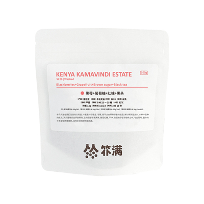 扑满咖啡 肯尼亚卡马文迪SL28 精品手冲单品咖啡豆 浅烘焙 100g