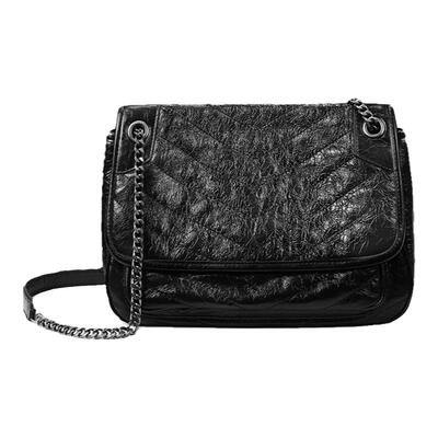 新款油蜡牛皮邮差包流浪女包