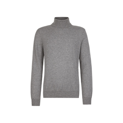 FALCONERI男士时尚经典长袖高领休闲毛衣山羊绒休闲针织衫UML228N