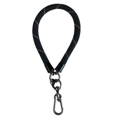 手机短款挂绳手腕绳防丢防偷腕带钥匙扣挂绳 户外7mm黑化风手机绳