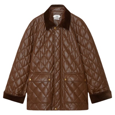 IMMI蛋白PU绗棉拼灯芯绒夹克外套