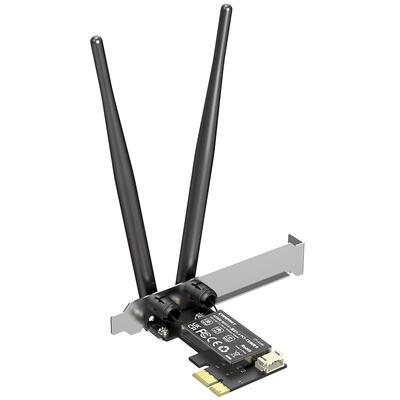 COMFAST CF-AX90 无线网卡PCIE台式机WiFi6双频5G千兆900M蓝牙5.4台式内置pcie接口wifi信号接收器连接热点
