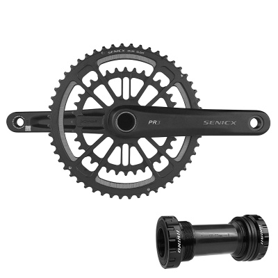 SENICX公路车自行车牙盘双盘曲柄