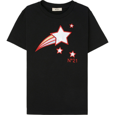 【38开门红】N°21 夏季女童刺绣棉质平纹布宽松休闲T恤