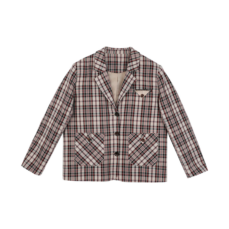 ECRU SOLI素白已然高端日本进口面料英伦小男孩感西服西装_虎窝淘