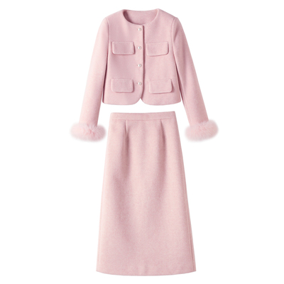 富家千金小香风套装裙