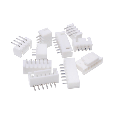 2.54接插件tjc3胶壳弯针座端子2p