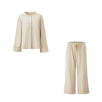 Chyooh秋冬新品可外穿磨毛睡衣女