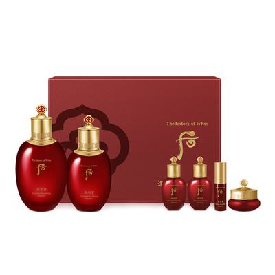 WHOO后津率享套盒水乳套装抗皱滋润淡化细纹送妈妈护肤品正品官方