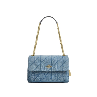 COACH/蔻驰官方 奥莱款ELODIE女士中号单肩手提包腋下包CDC05