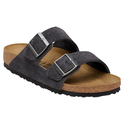 BIRKENSTOCK勃肯绒面革双带拖鞋