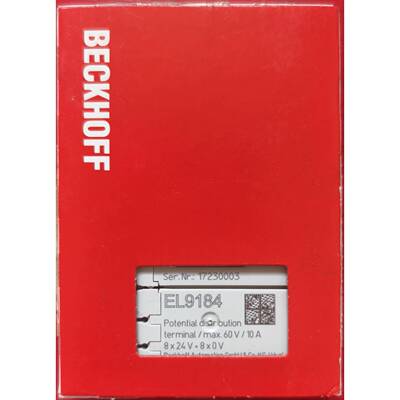 可维修议价  倍福BECKHOFFEL9184电源分配终端德国原装带原包装盒