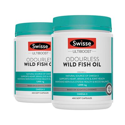 Swisse斯维诗深海鱼油1000mg 2瓶装 直播