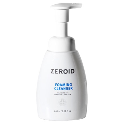 ZEROID/姿露得温和保湿皮肤清洁不紧绷敏肌可用洁面泡沫 240ml