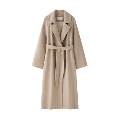 官方力荐！ROW风带里衬羊绒大衣