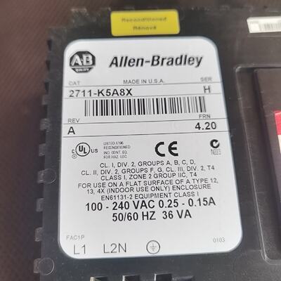 议价AB触摸屏2711-K5A8x外壳完好，，实