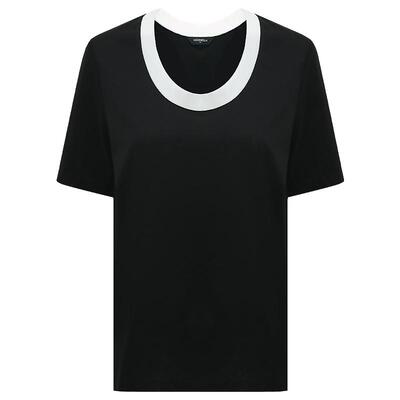 COCOBELLA撞色U领基础款T恤