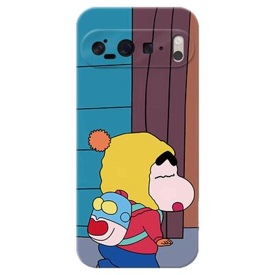 创意蜡笔小新适用谷歌Pixel10手机壳9pro/8/7/6A可爱搞怪卡通XL小众男女款软