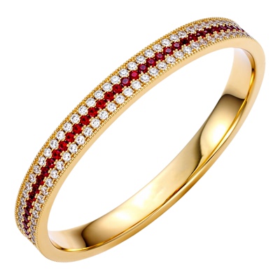 TWINSLULU设计感古法圆形手镯