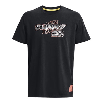 UA/安德玛正品CURRY 30 HEAVYWEIGHT SS男士印花短袖1376808-001