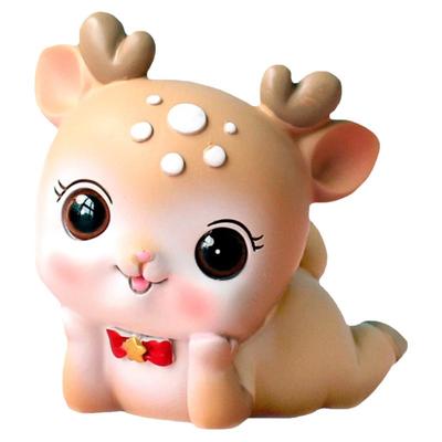 可爱的小鹿摆件礼物糕点工位装饰