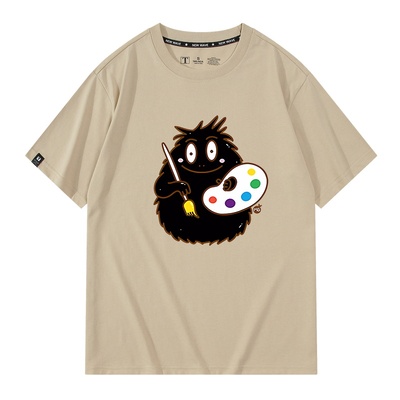 短袖t恤巴巴爸爸Barbapapa