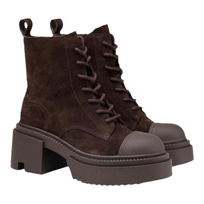 粗跟靴子大黄靴马丁靴