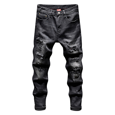 修身休闲石洗中腰2025年冬季乞丐