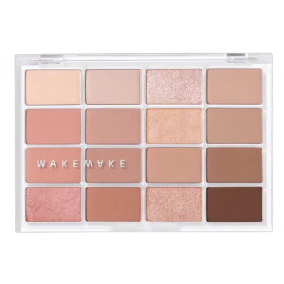 wakemake16色大地珠光哑光眼影