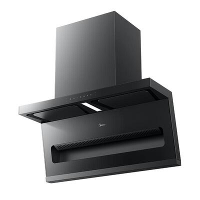 美的抽油烟机顶侧三吸抽烟机智能