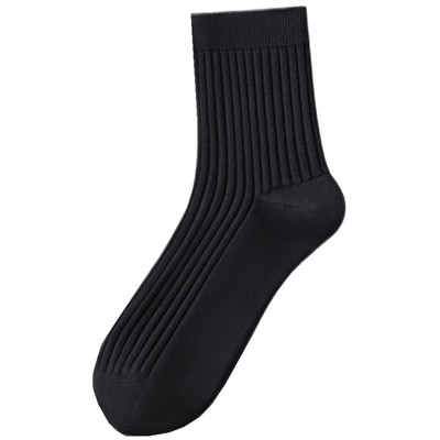 纯棉袜子男士商务正装透气防臭