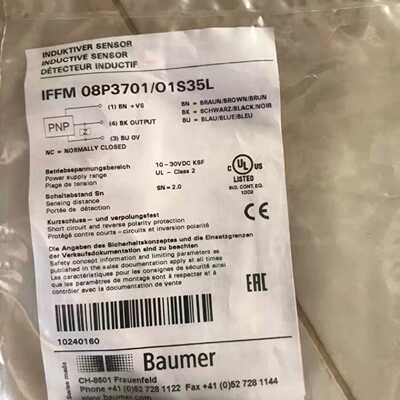【询价】瑞士Baumer 堡盟IFFM 08P1701/O1S35L适用
