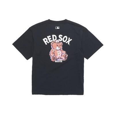 MLB官方 男女同款潮流百搭皱眉熊印花凉感T恤26夏季新款时尚TSE02