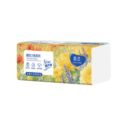 柔恣加大360张海怪抽纸5层加厚家用餐巾纸面巾纸学生宿舍擦手纸