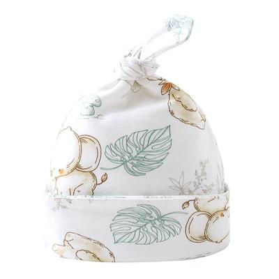 婴儿纯棉毛钱宝宝秋冬胎帽