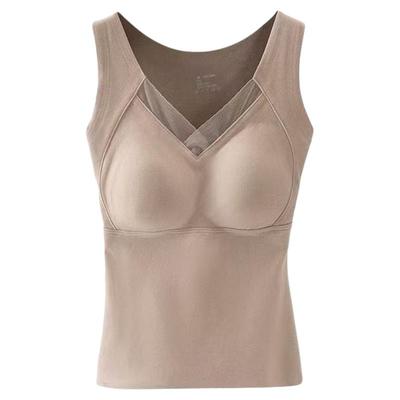 免穿文胸秋冬保暖背心