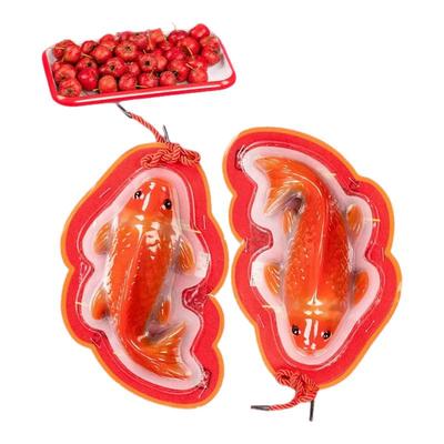 一木山楂锦鲤鱼年货摆盘