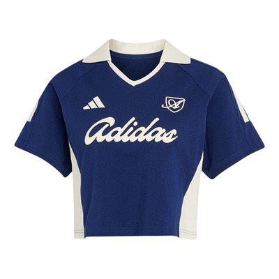 Adidas/阿迪达斯官方正品夏季女士时尚日常针织短袖POLO衫KT2785