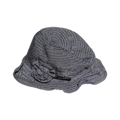 蓝墨竹L.MOZ气质赫本花朵小礼帽女春夏新款度假防晒遮阳渔夫帽