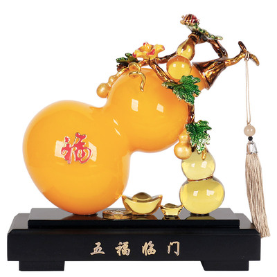 琉璃乔迁礼品新中式酒柜葫芦