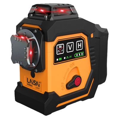 莱赛LS6667红外线激光水平仪高精度强光细线高亮红光贴墙投线仪