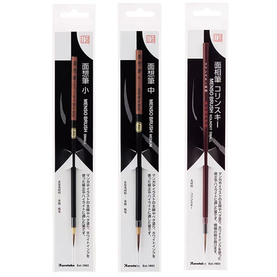 日本吴竹马毛羊毛面相勾线笔
