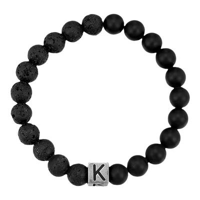 KREAM黑石串珠手链男女情侣款