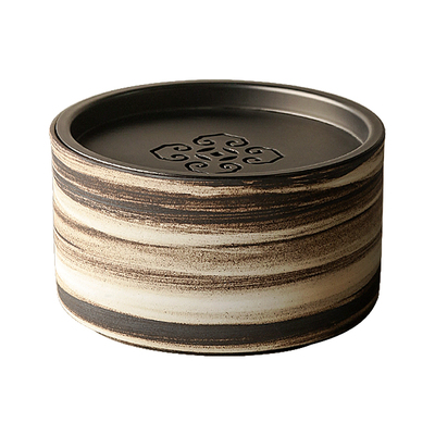 九土陶瓷壶承茶渣缸禅意家用建水