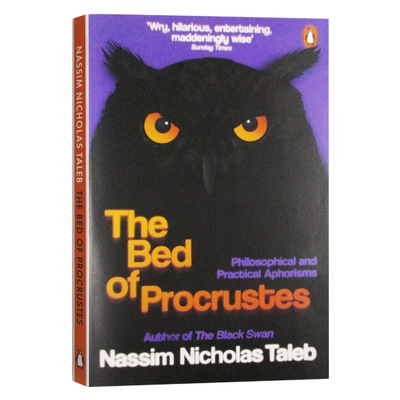 华研原版 随机生存的智慧 黑天鹅语录 英文原版 The Bed of Procrustes 人生格言警句 成功励志书籍 黑天鹅作者塔勒布 进口英语书