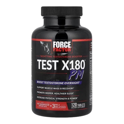 ForceFactor夜间睾酮促进剂运动后恢复晨间精力唤醒男性活力