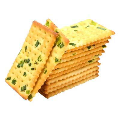 香葱苏打饼干碱性无蔗糖咸味营养早餐夜宵解馋梳打饼干零食散装
