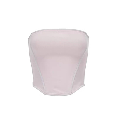 【现货】MARRKNULL 26SS春夏新款 淡粉色抹胸 DOUBLEBOO